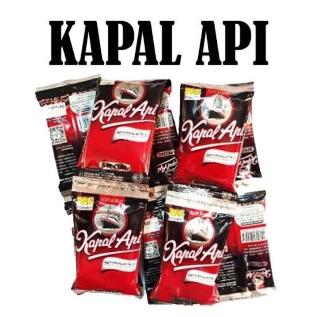 Jual Kopi Kapal Api Mini 10 sachet - Kopi Kemasan 6 gram Bubuk Tanpa ...