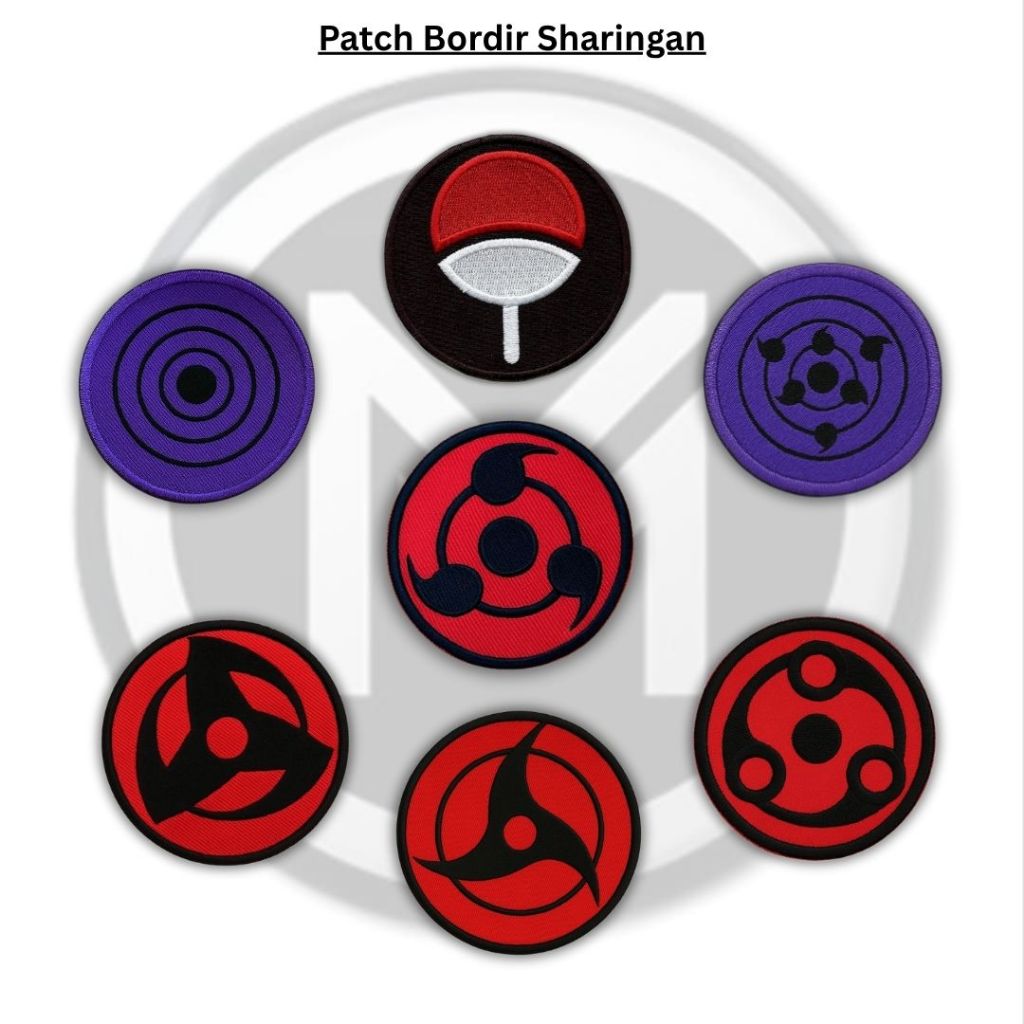Jual Medium - Patch Bordir Sharingan Uchiha Naruto – Patch Jahit ...