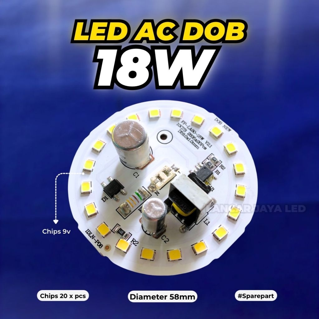 Jual PCB LED DOB 18w TRAVO ~Lancar Jaya Led~ | Shopee Indonesia
