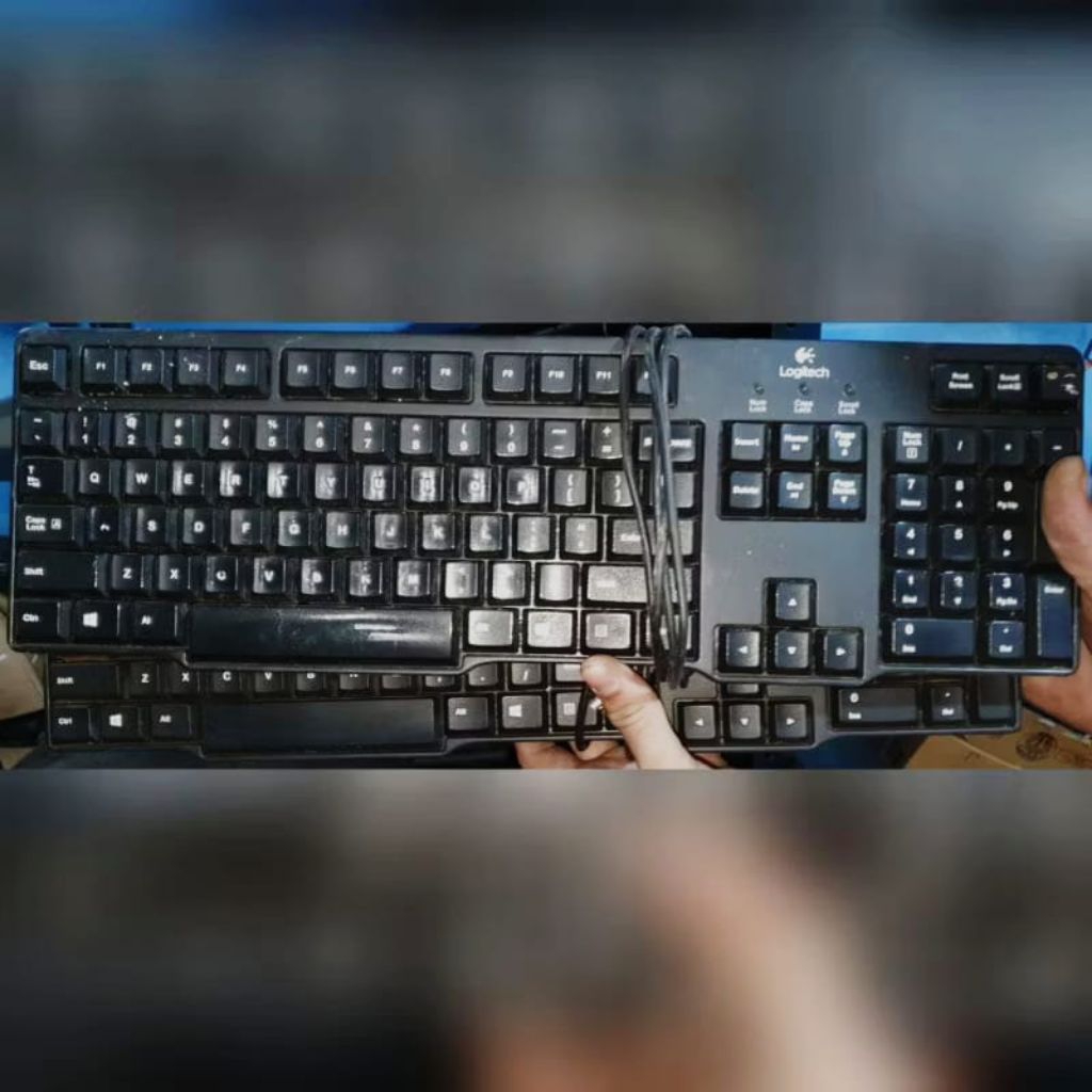 Jual keyboard ps2 merek campur kondisi ok garansi 1 bulan | Shopee ...