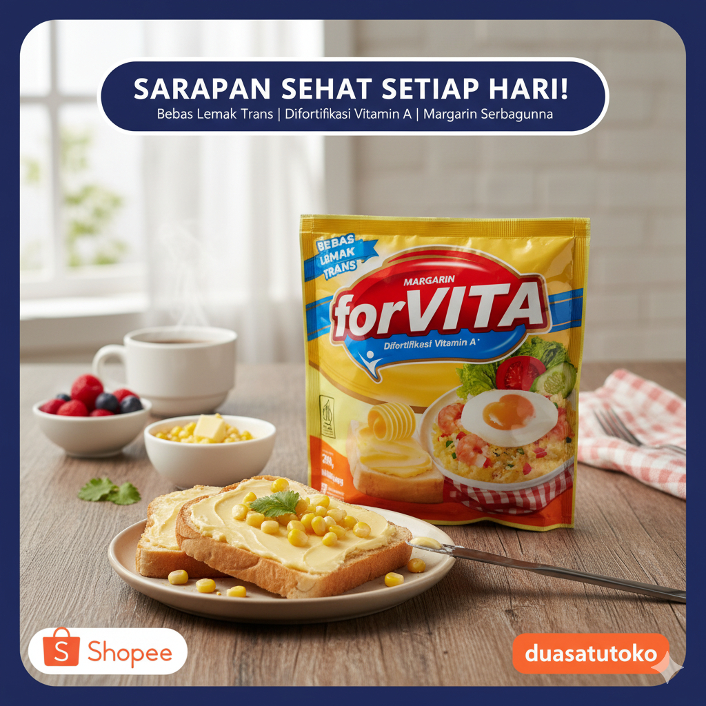 Jual ForVITA Margarine 200g – Margarin Serbaguna Bebas Lemak Trans ...
