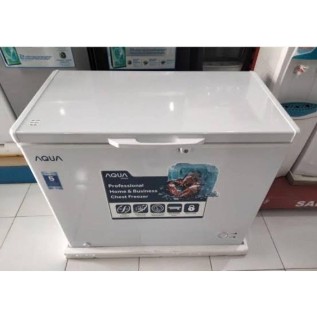 Jual CHEST FREEZER AQUA 200 liter | Shopee Indonesia