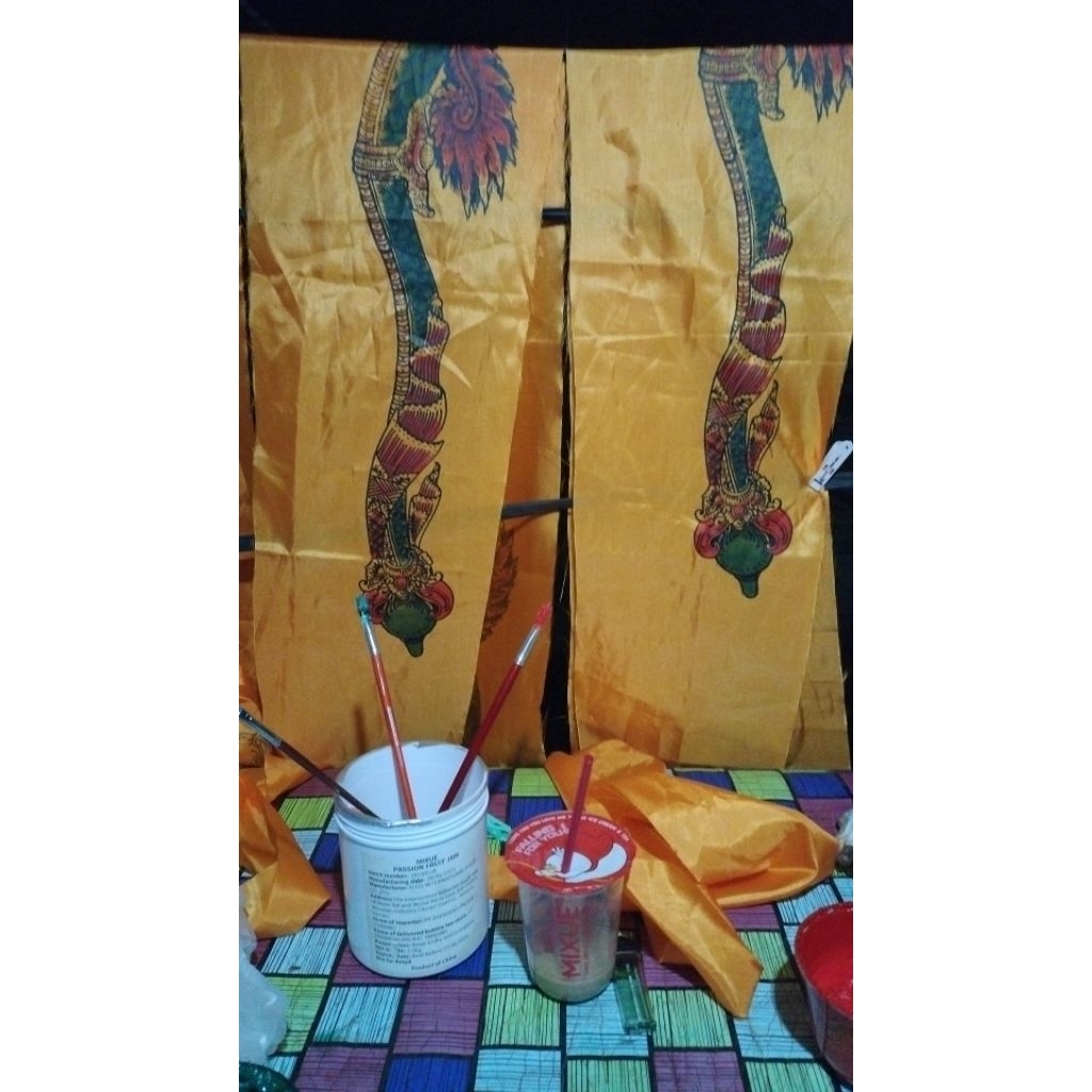 Jual Umbul umbul rontek lukis naga bali | Shopee Indonesia
