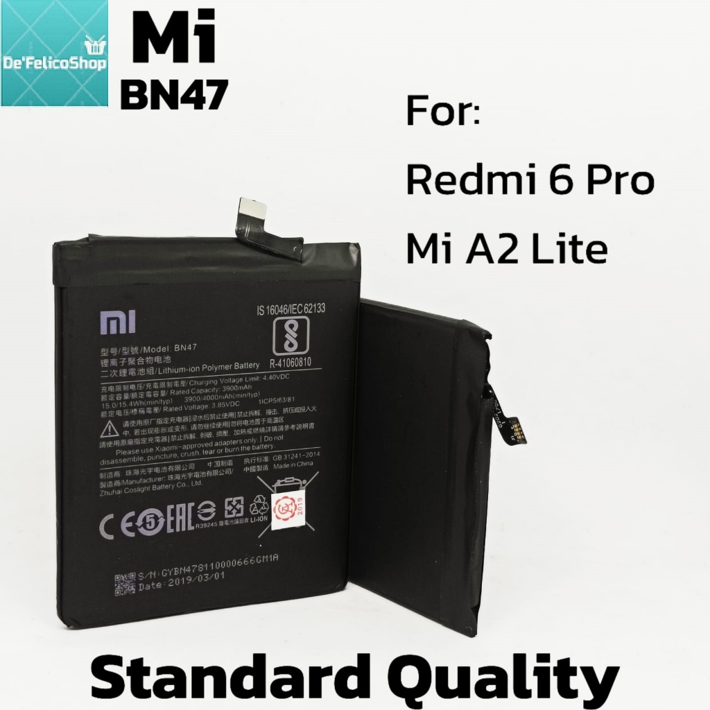 Jual BATERAI HP XIAOMI REDMI BN47 FOR REDMI 6 PRO/MI A2 LITE ORIGINAL ...