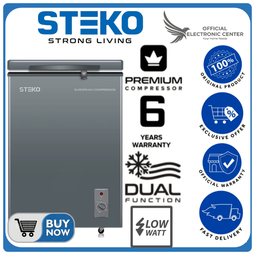 Jual CHEST FREEZER STEKO BF110EU BF-110EU BF 110EU SUPER LOW WATT STEKO ...