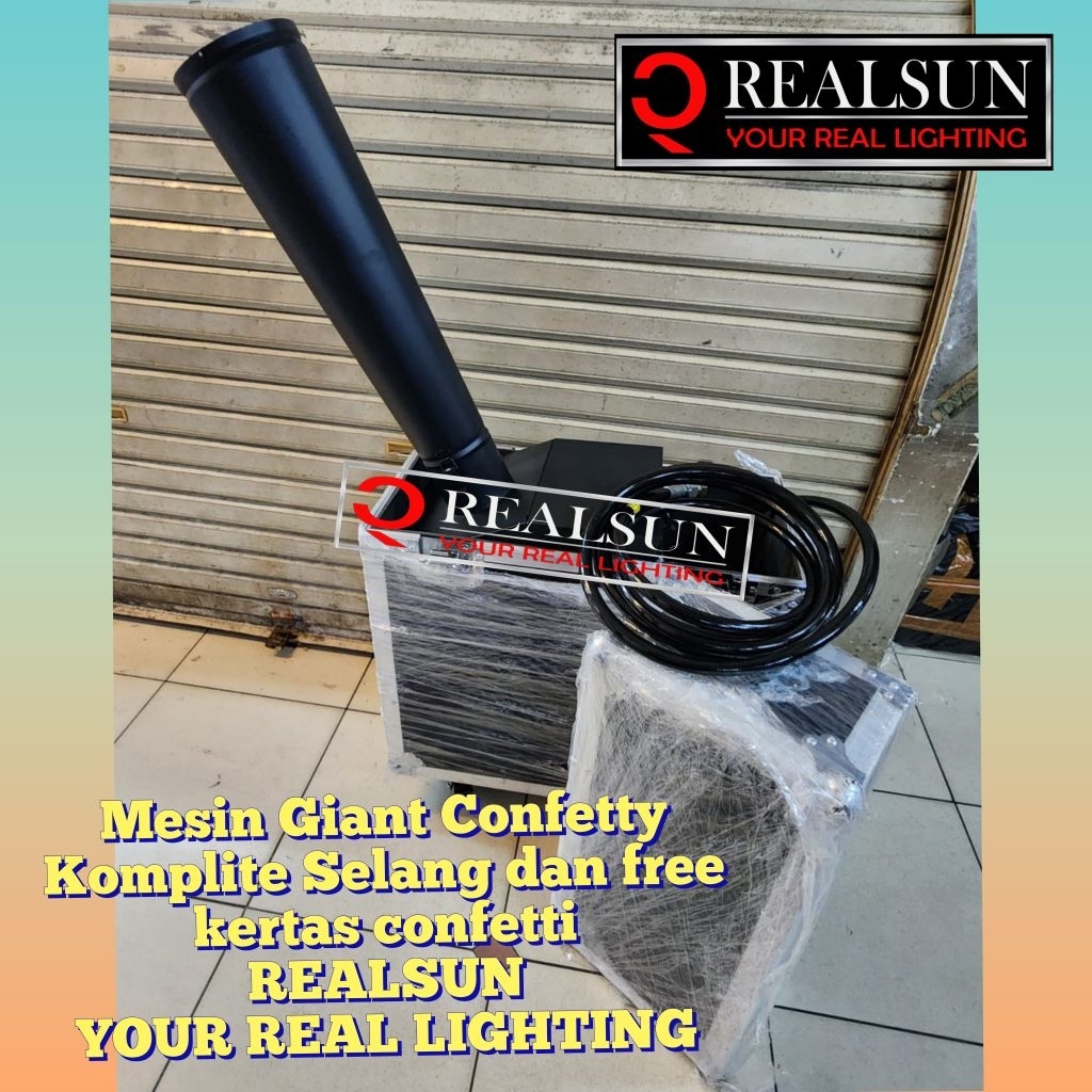 Jual Mesin giant Confetti Blaster CO2 kertas pelangi angin puyuhMeriam ...