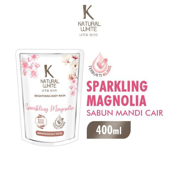 Jual Sabun Mandi Cair K NATURAL WHITE Brightening Body Wash Sparkling ...