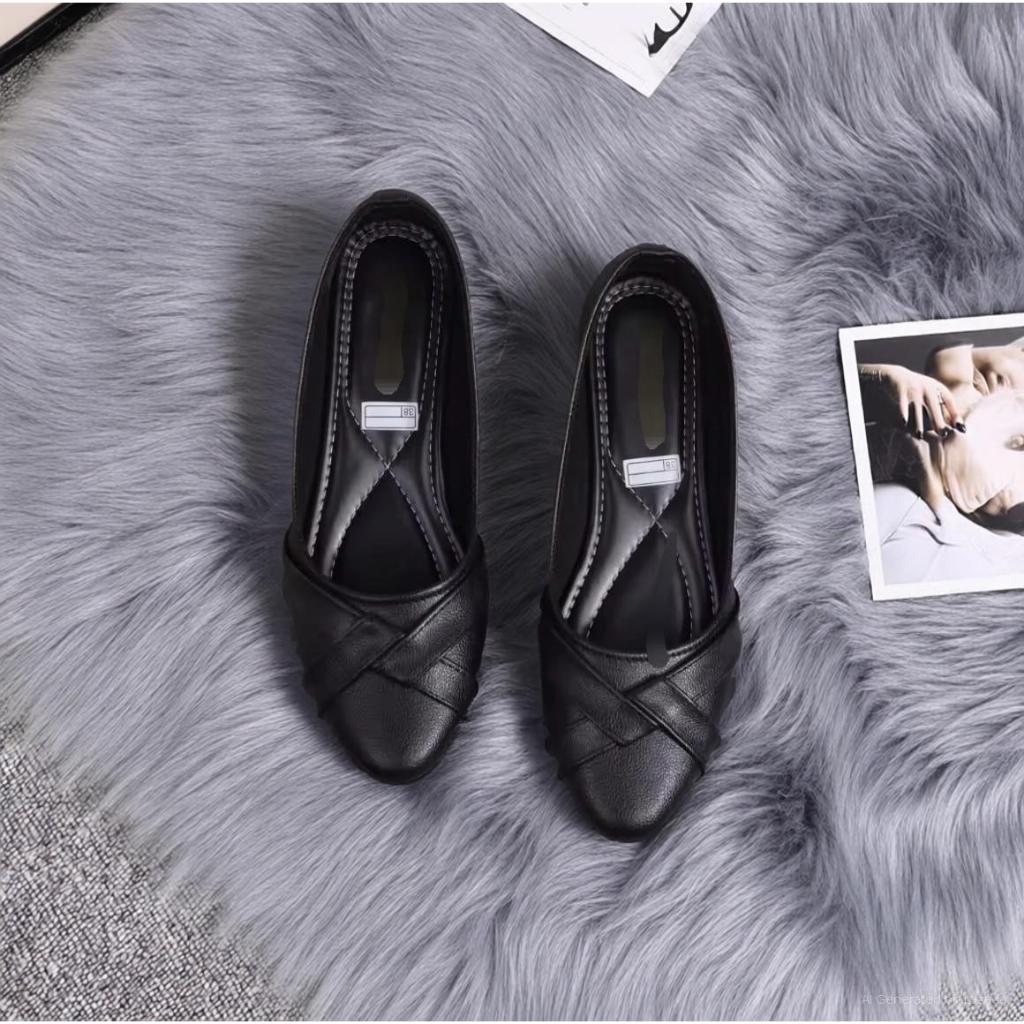 Jual sepatu balet flat wanita style korea | Shopee Indonesia
