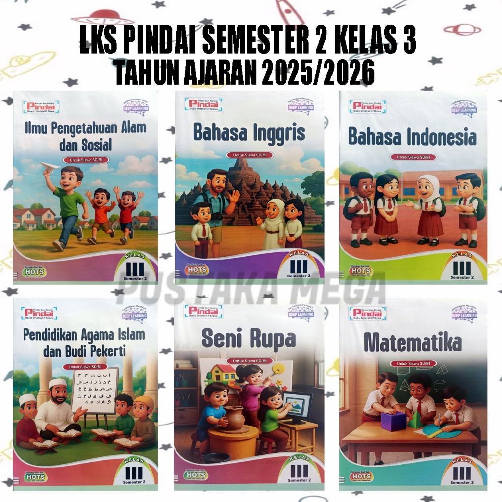 Jual LKS Pindai SD/MI Kelas 3 Semester 2 - Kurikulum Merdeka | Shopee ...