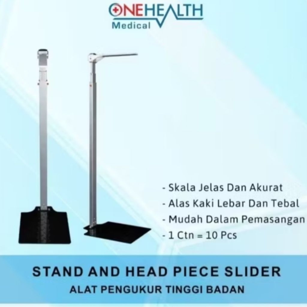 Jual Stadiometer Onehealth Alat Ukur Tinggi Badan Manual | Shopee Indonesia