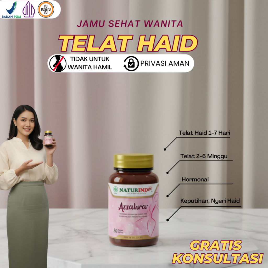 Jual Pelancaran Menstruasi Pelancar Haid Pereda Nyeri Jamu Telat 2 ...