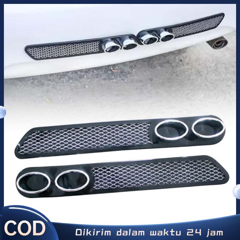 Jual 1 Pair Simulated Exhaust Vent Sticker Car Air Flow Decoration ...