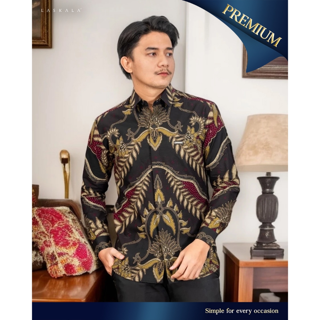 Jual Laskala Premium Batik - Nugraha | Slimfit | Shopee Indonesia