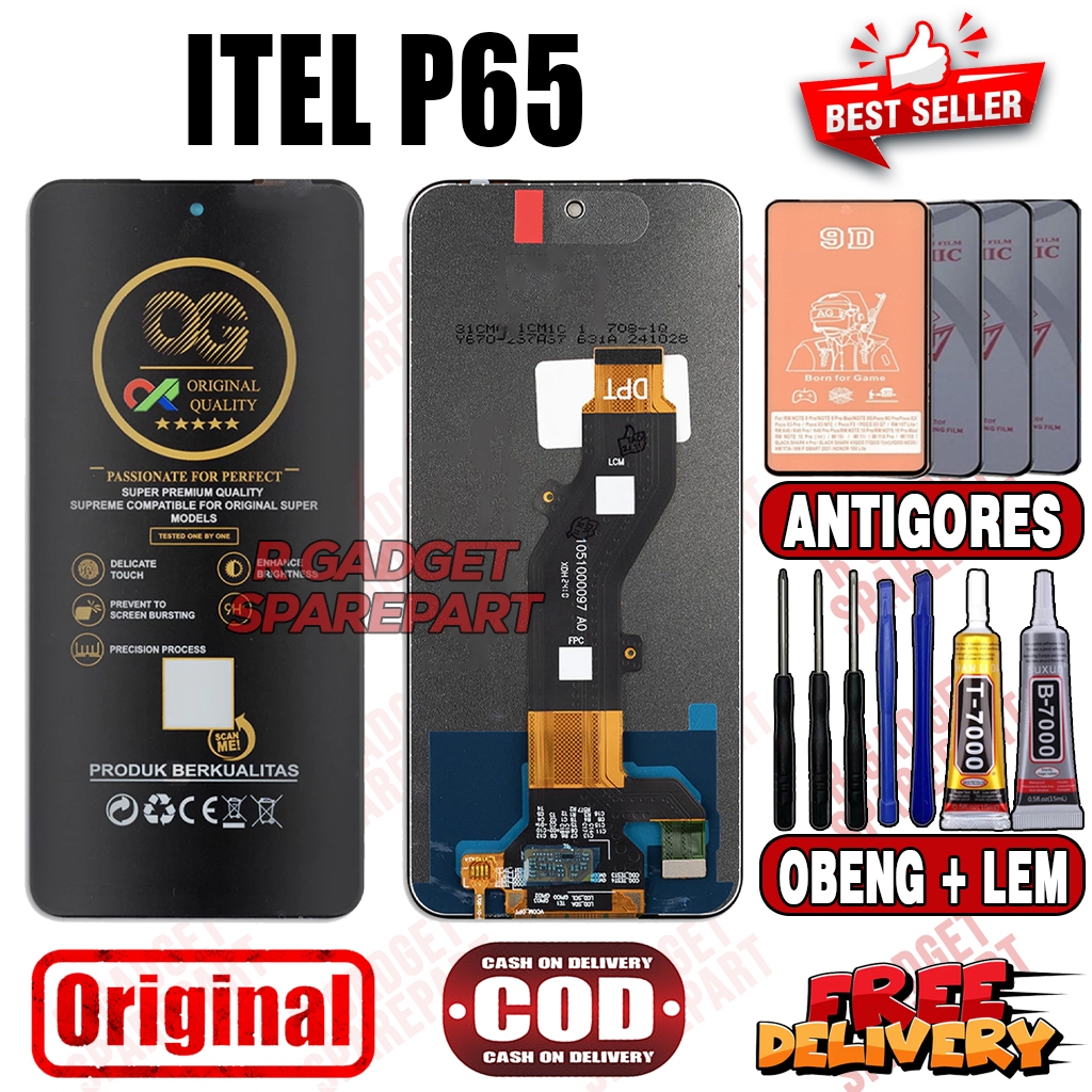 Jual Lcd Touchscreen ITEL P65 Original OG SUPER Fullset | Shopee Indonesia