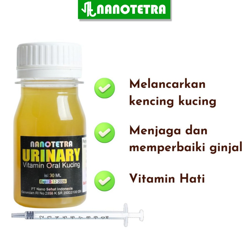 Jual Nanotetra - NANO URINARY Vitamin Kucing Obat flutd kucing susah ...