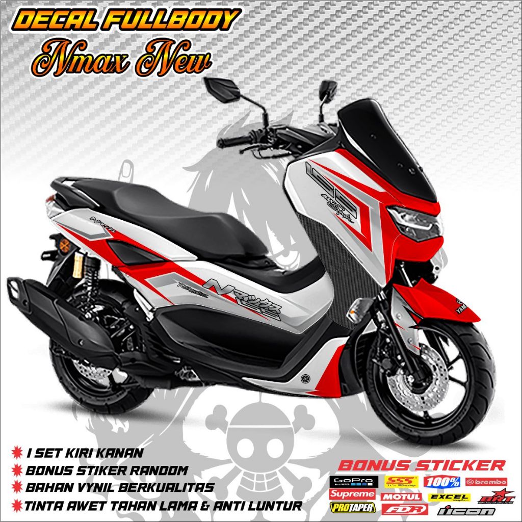 Jual Striping Fullbody Nmax New - Sticker Decal Nmax New Fullbody Block ...