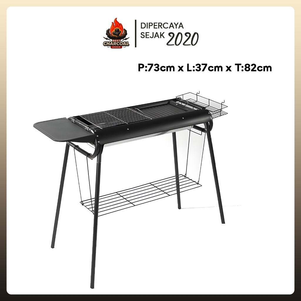 Jual Panggangan BBQ Portable Grill Lenkap Alat Panggang Barbeque ...