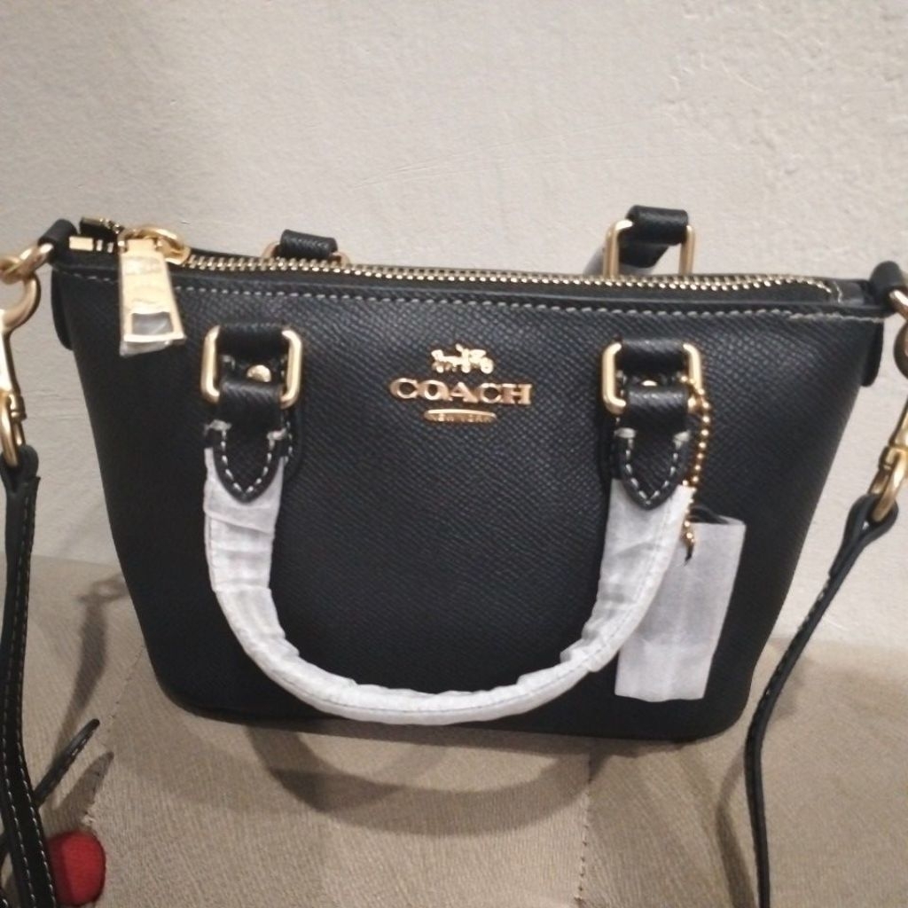 Jual tas coach sling mini kulit asli | Shopee Indonesia