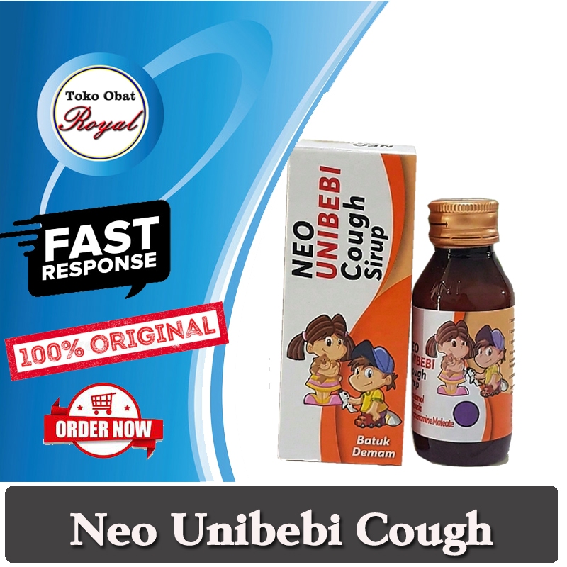 Jual Neo Unibebi Cough Sirup Obat Batuk Berdahak Demam Anak | Shopee ...