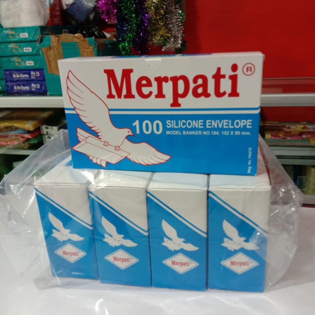 Jual Amplop Merpati tanggung biru 104/70gr | Shopee Indonesia