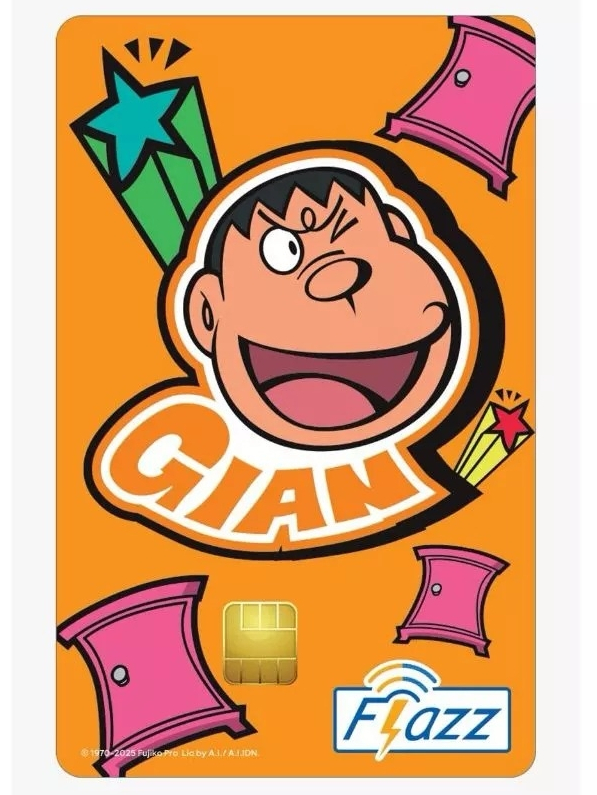 Jual Kartu Flazz Limited Edition Doraemon Colour Gian GEN 2 | Shopee ...