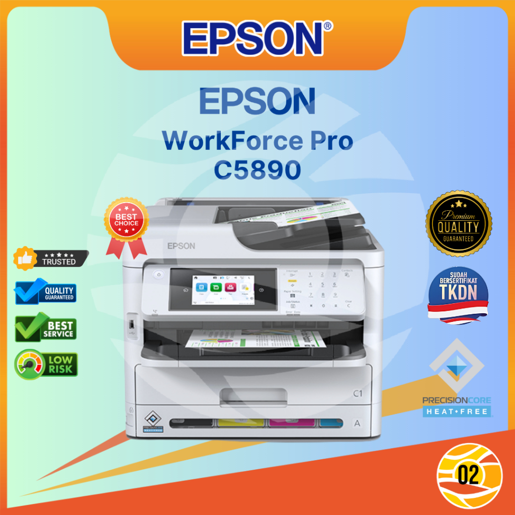 Jual Epson WorkForce Pro Chipless WF-C 5890 | WF C5390 Printer Inkjet ...