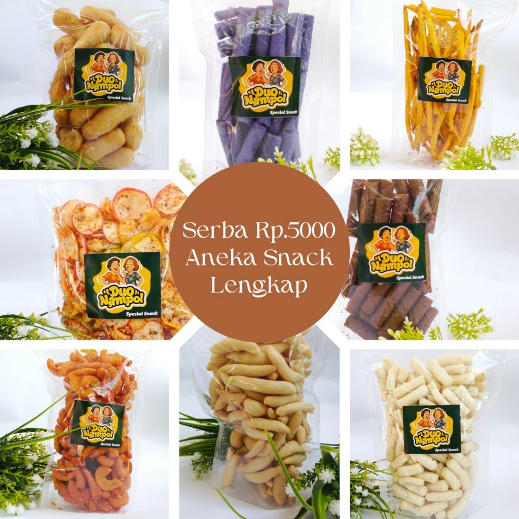 Jual Serba Serbi Serbu 5000 Snack Lengkap Rasa Asin Gurih Pedas Manis ...