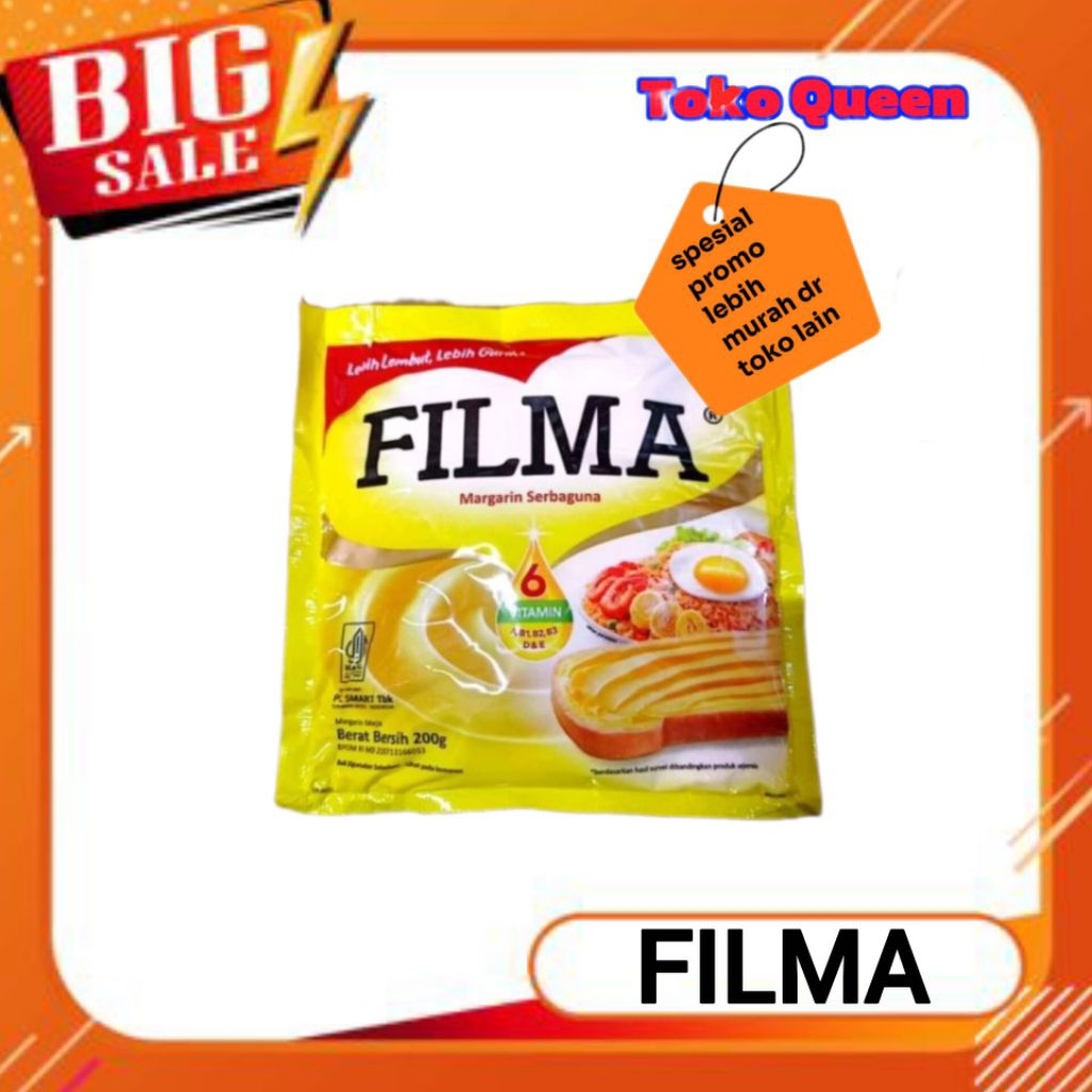 Jual FILMA margarin serbaguna 200gr | Shopee Indonesia