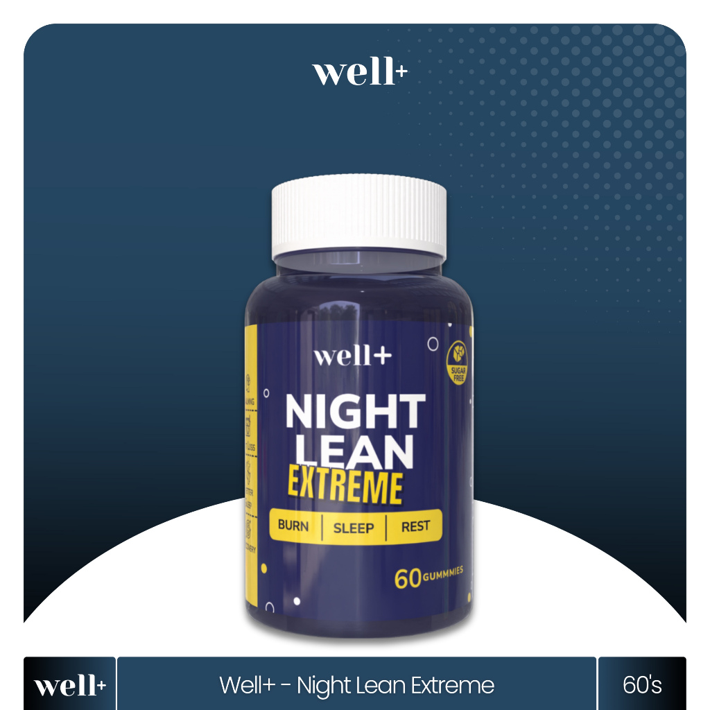 Jual Well+ Night Lean Extreme 60 Gummies Fat Burner Calming With Vit ...