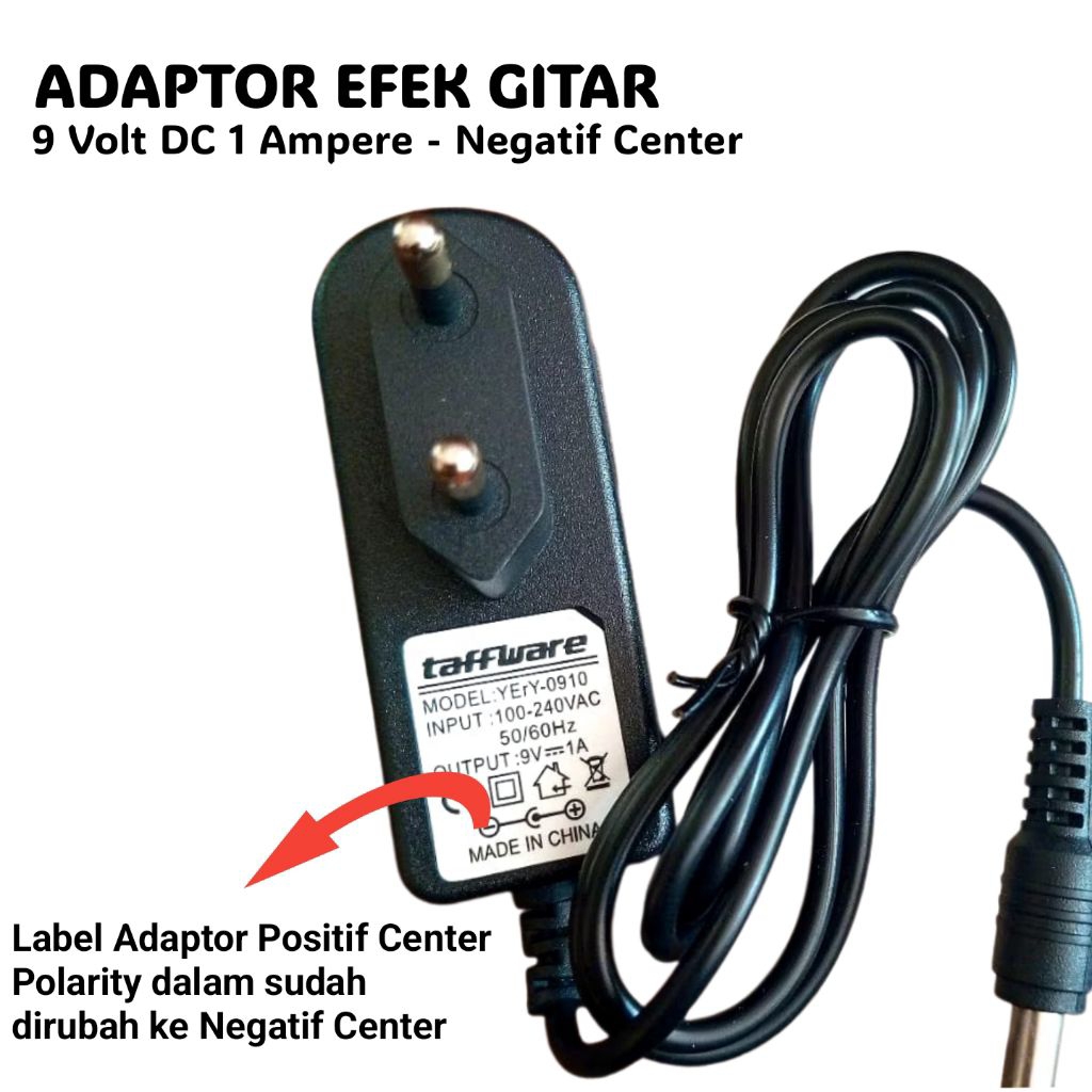 Jual Adaptor Power Supply Efek Gitar 9 Volt DC 1000ma | Shopee Indonesia