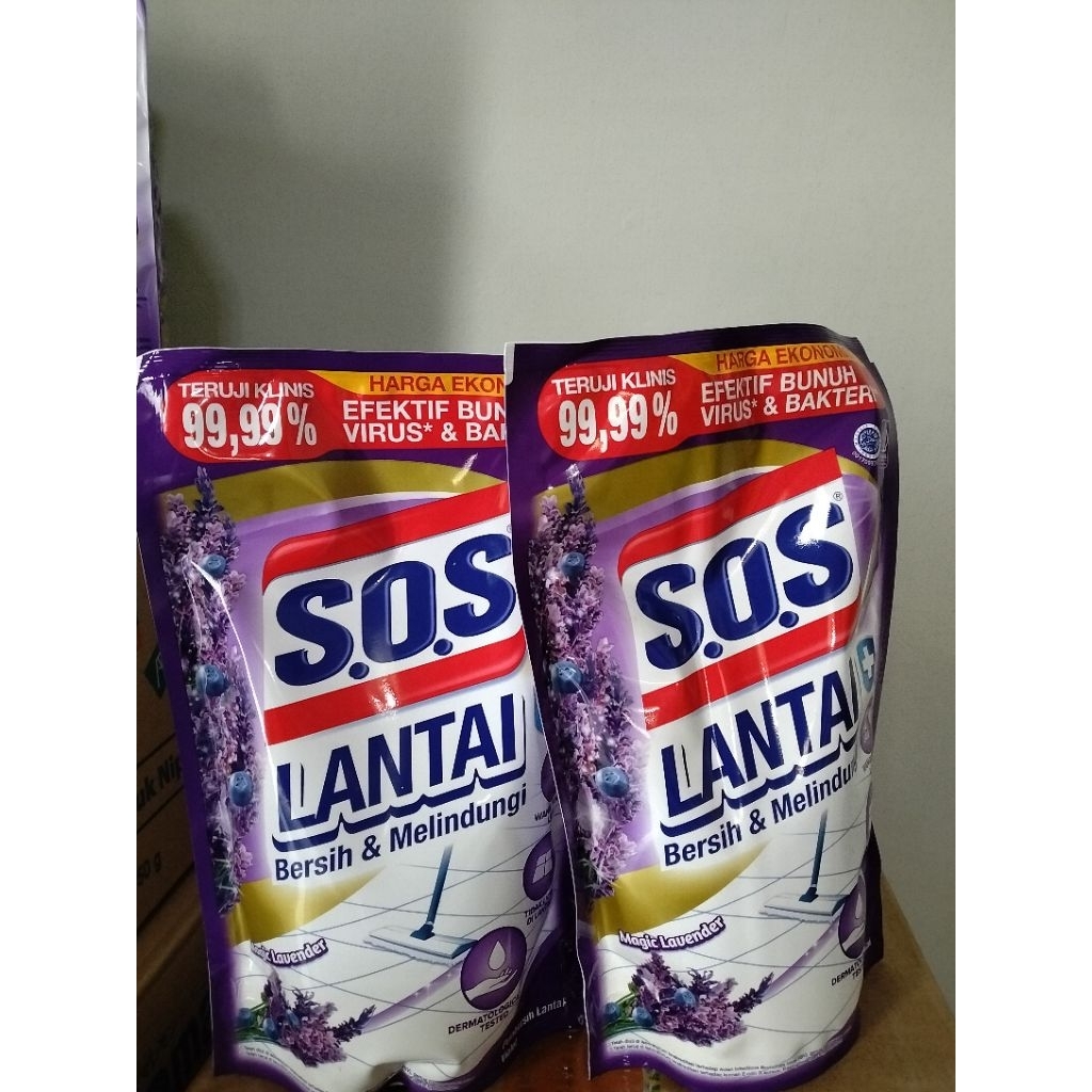 Jual SOS Pembersih Lantai 500ML magic lavender (1pcs) | Shopee Indonesia
