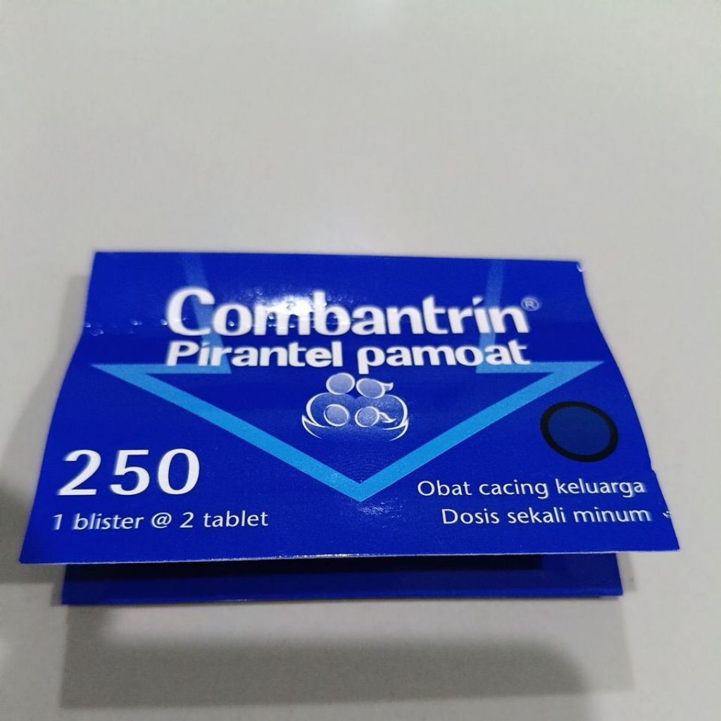Jual Combantrin pirantel pamoat 250 1 blister @ 2 tablet | Shopee Indonesia