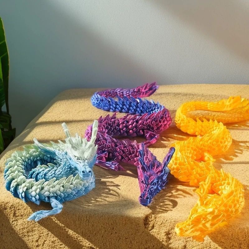 Jual * MKA * Pajangan Kue Naga 3D/ Pajangan Lemari Naga / Mainan ...