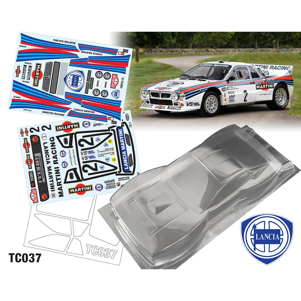 Jual Team C Lancia 037 Rally Body Set (TC037) | Shopee Indonesia