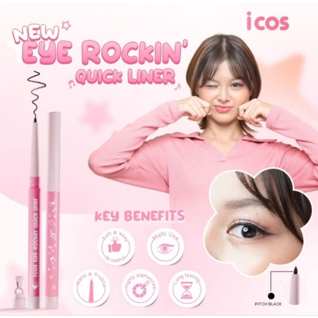 Jual ICOS EYE ROCK'IN QUICK LINER | Shopee Indonesia