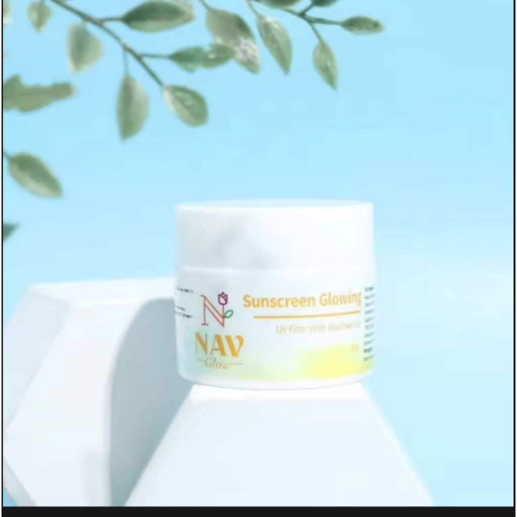 Jual Sunscreen Glowing NAV GLOW - Tinted Sunscreen With Niacinamide ...