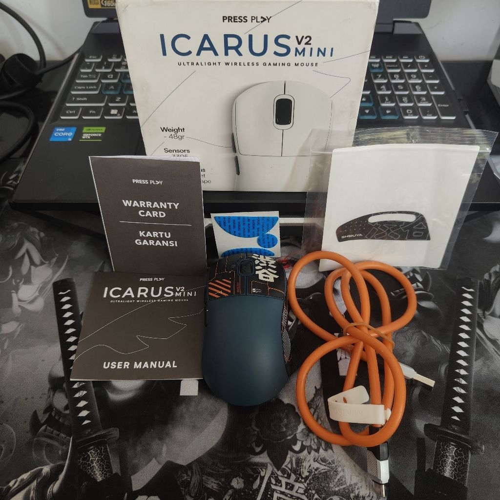 Jual Press Play ICARUS V2 Mini Ultralight Wireless Gaming Mouse by ...
