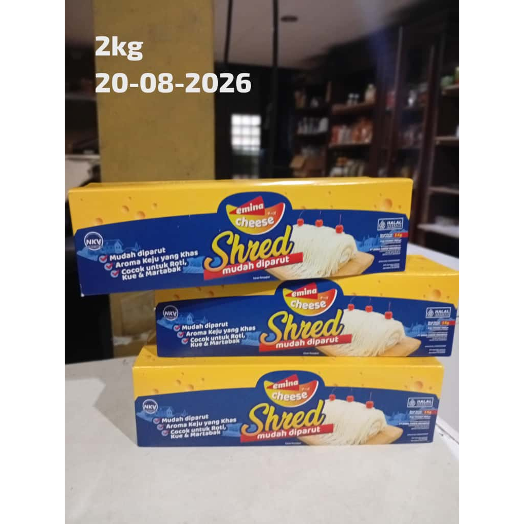 Jual keju emina cheese shred mudah diparut aroma keju yg khas cocok ...