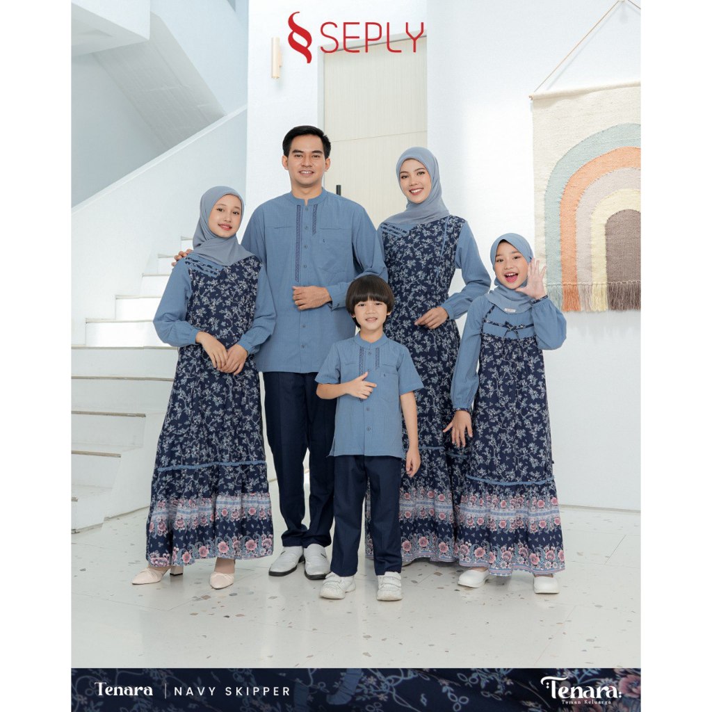 Jual Sarimbit terbaru 2026 Tenara 38 Navy skipper by seply | Shopee ...
