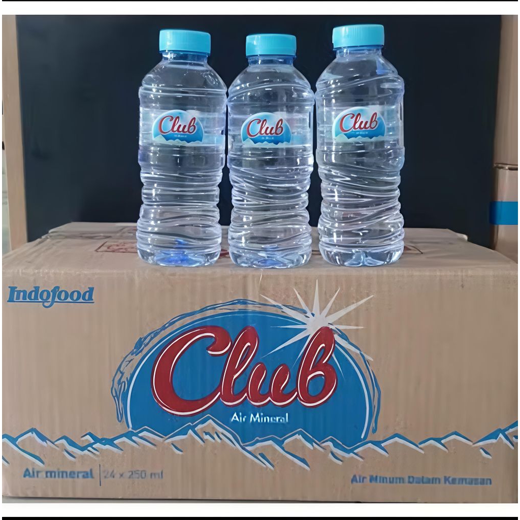 Jual air mineral club botol ukuran 220 ml 1 slop isi 24 botol | Shopee ...