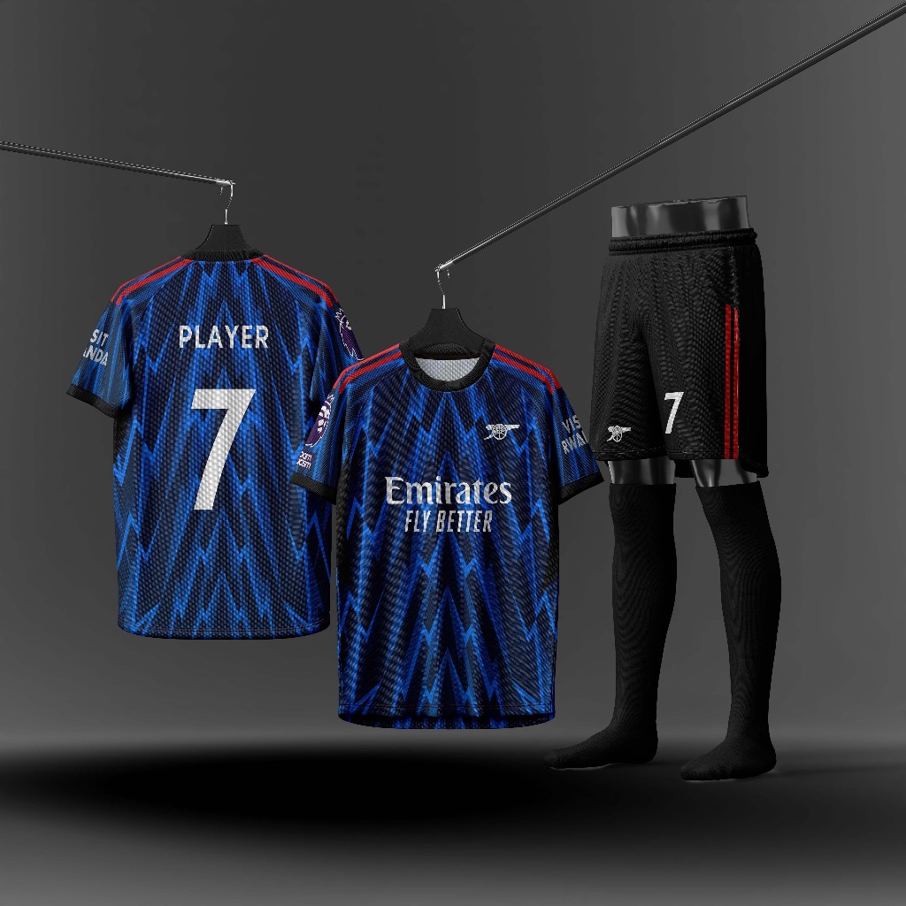 Jual JERSEY CUSTOM ARSENAL AWAY 25/26 FULL PRINTING SUBLIM, FREE NAMA ...
