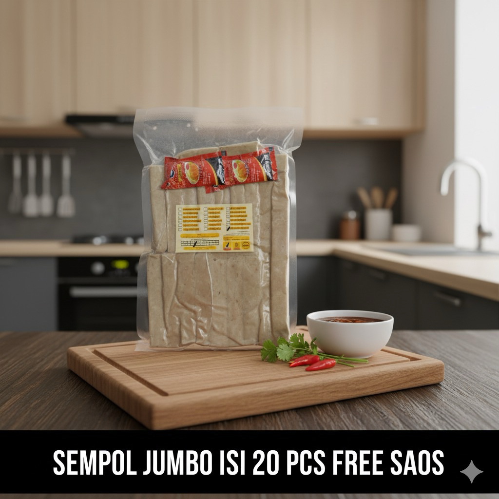 Jual SEMPOL JUMBO TANPA TUSUK FREE SAOS ISI 20 PCS | Shopee Indonesia
