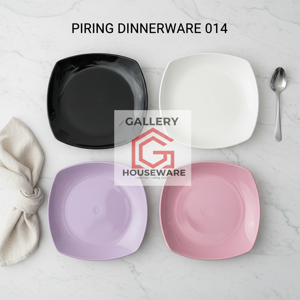 Jual Piring Saji Melamin Persegi 22.5cm | Piring Lauk Dinnerware 014 ...