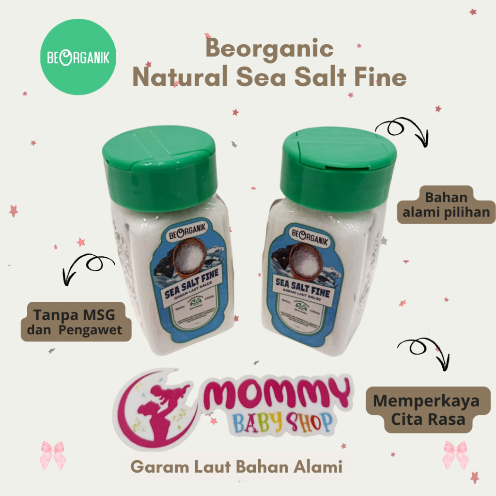 Jual Beorganik Natural Sea Salt Fine - Garam Laut Organik 135gr ...