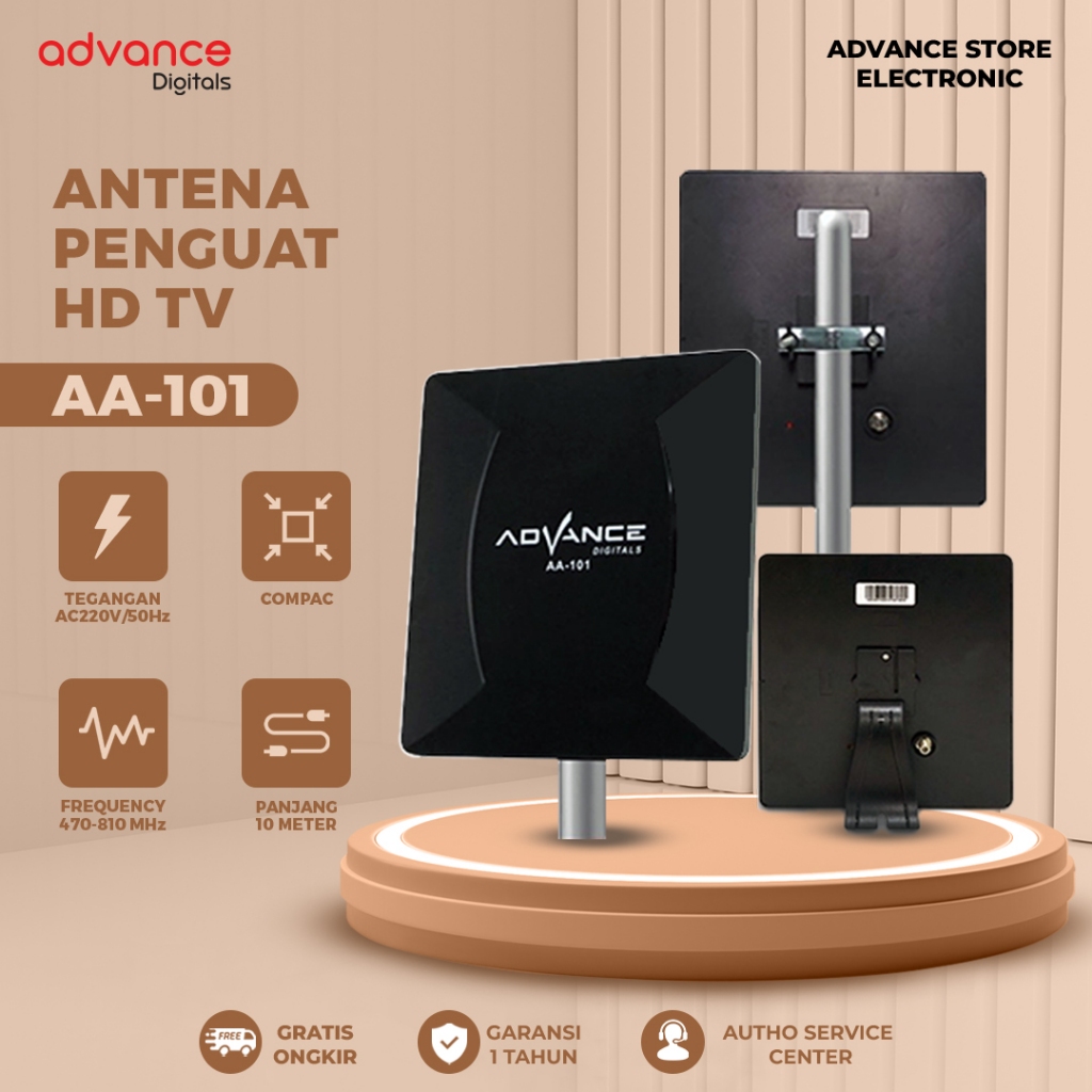 Jual Advance Antena TV Digital Indoor Outdoor Analog Terbaru Dan LED TV ...