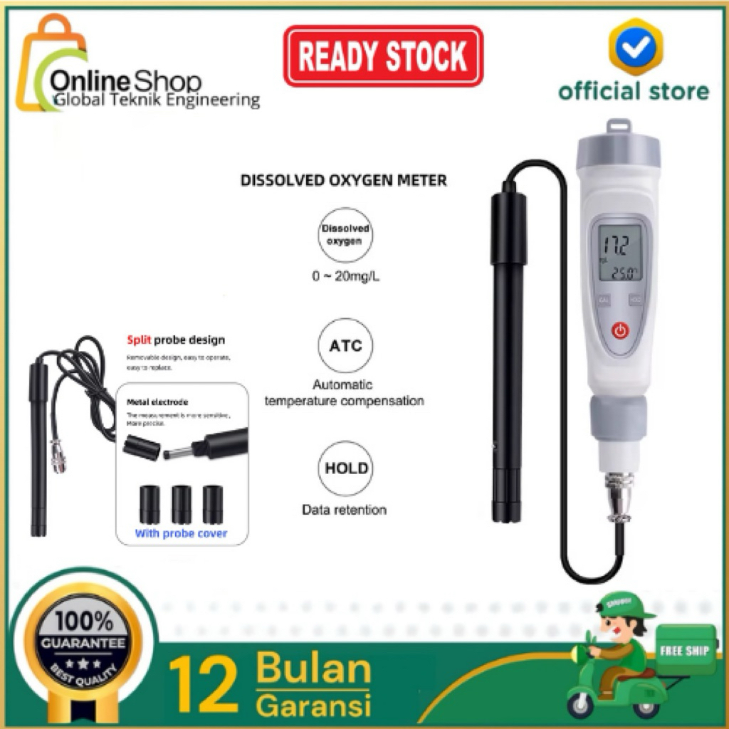 Jual Digital Dissolved Oxygen DO Meter Portable JPB-70A | Shopee Indonesia