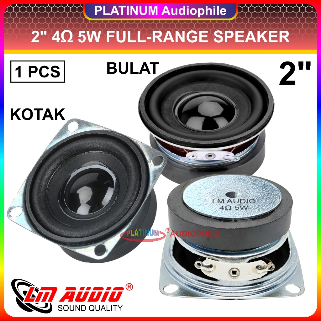 Jual Speaker 2" Inch Fullrange 4 ohm 5W Speker 2" Full range LM-2066 ...