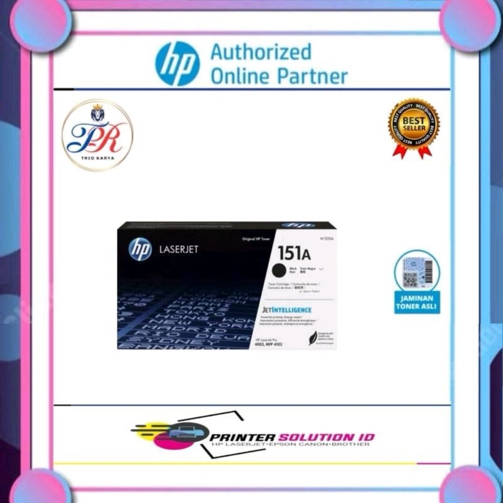 Jual HP TONER LASERJET CARTRIDGE 151A (W1510A)Hitam Printer | Shopee ...