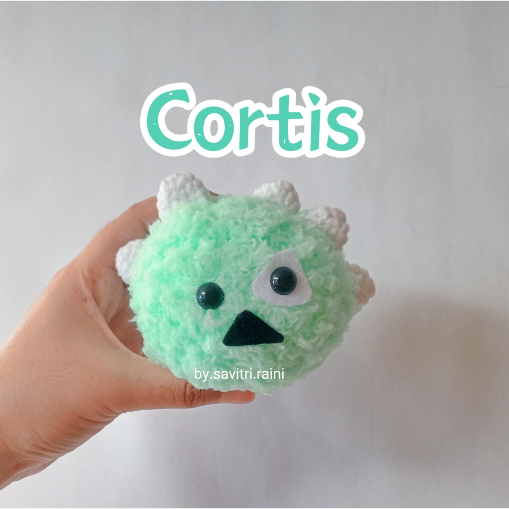 Jual Amigurumi Cortis ball boneka rajut gantungan kunci keychain ...