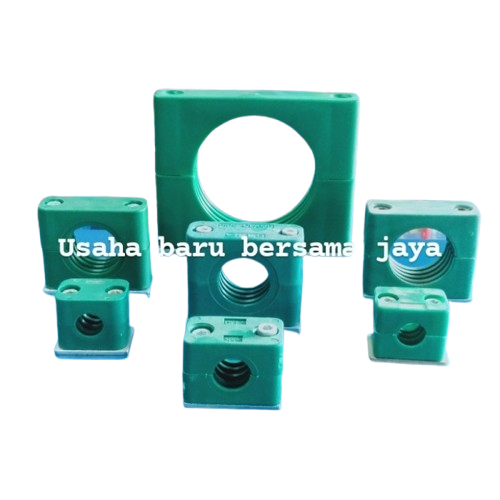 Jual pvc clamp single tube double plate (hydraulic clamp) 73mm | Shopee ...